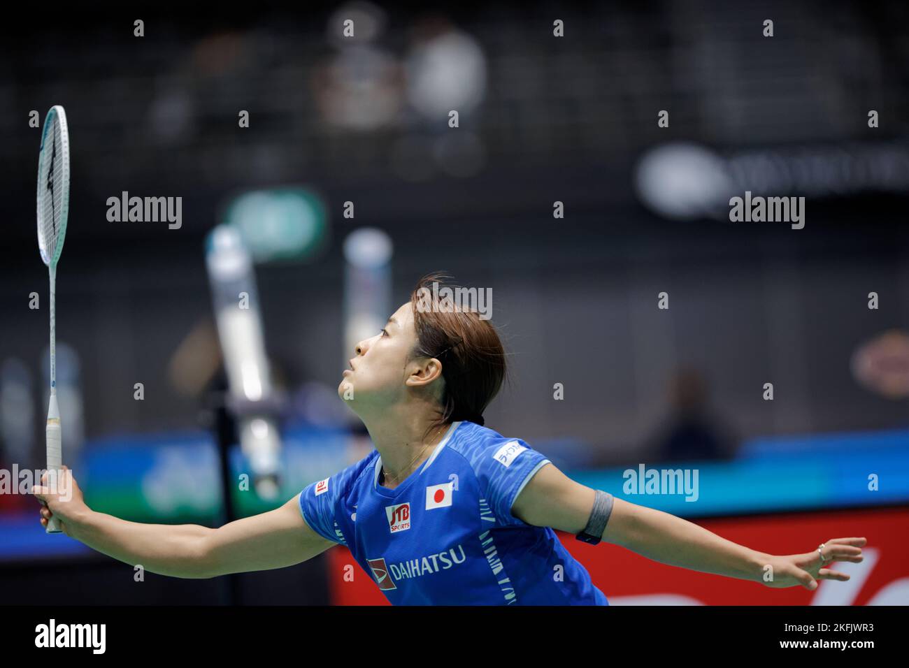 SYDNEY, AUSTRALIA - NOVEMBER 17: Nozomi Okuhara of Japan in action ...