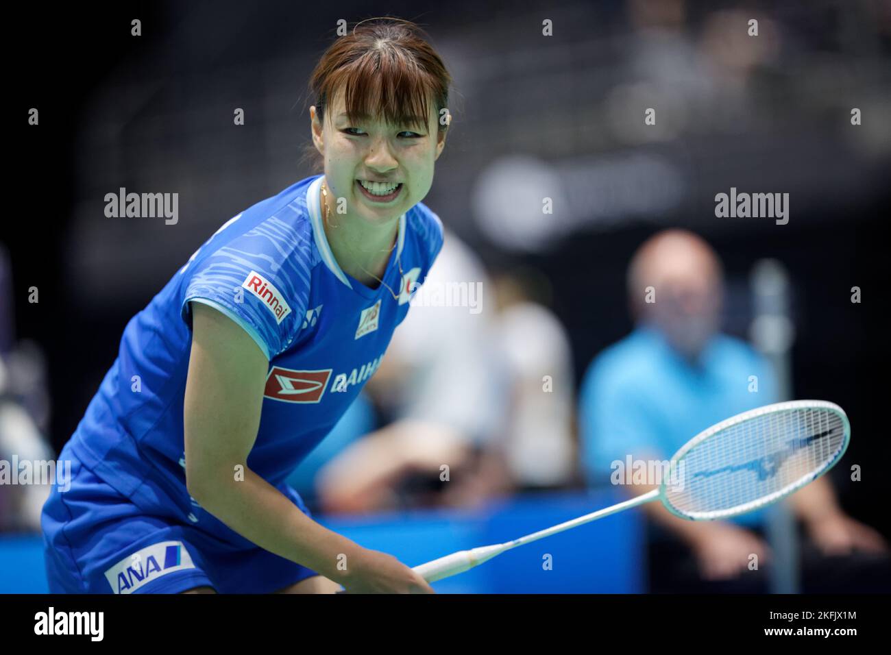 SYDNEY, AUSTRALIA - NOVEMBER 17: Nozomi Okuhara of Japan in action ...