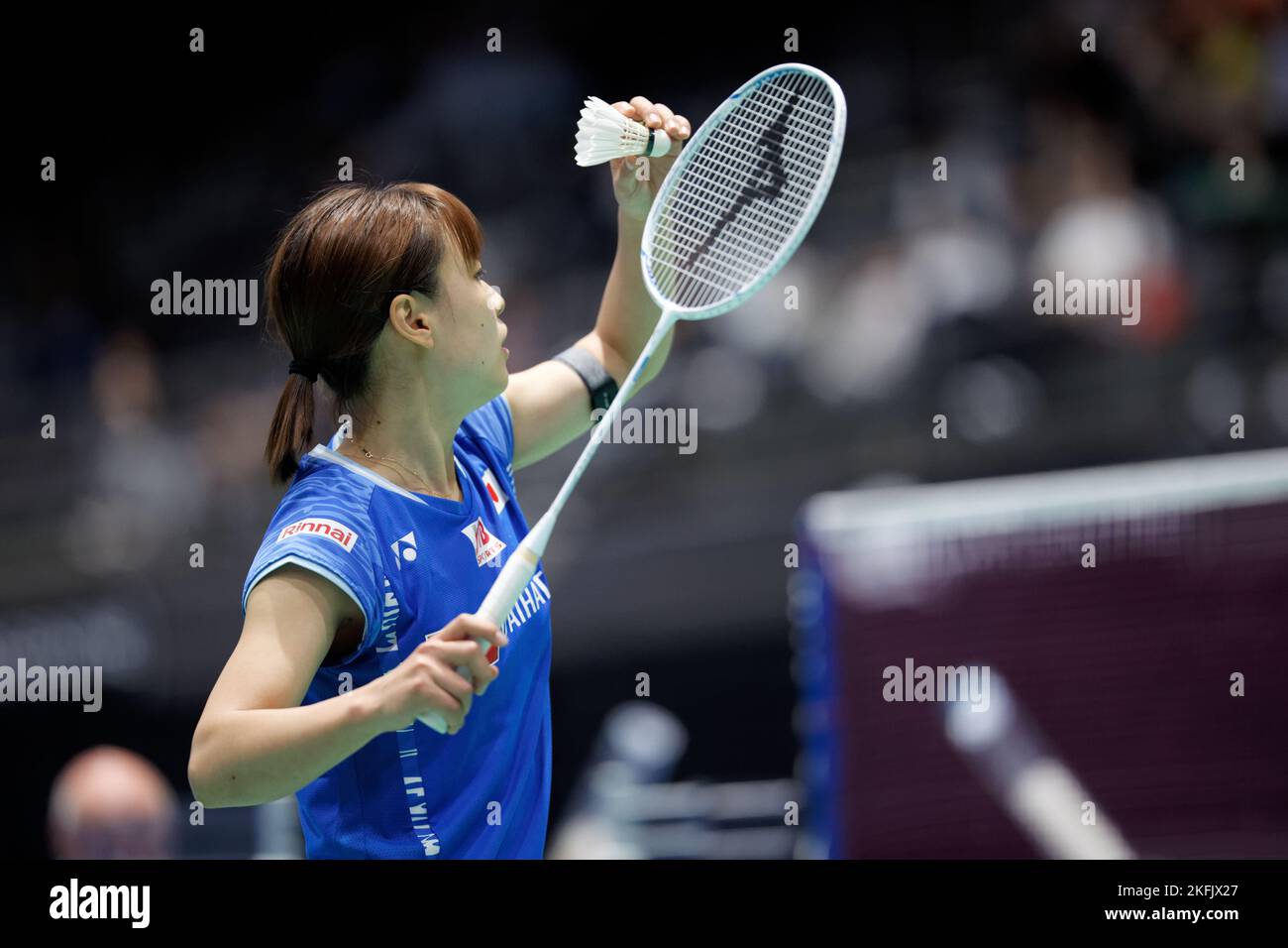 SYDNEY, AUSTRALIA - NOVEMBER 17: Nozomi Okuhara of Japan in action ...