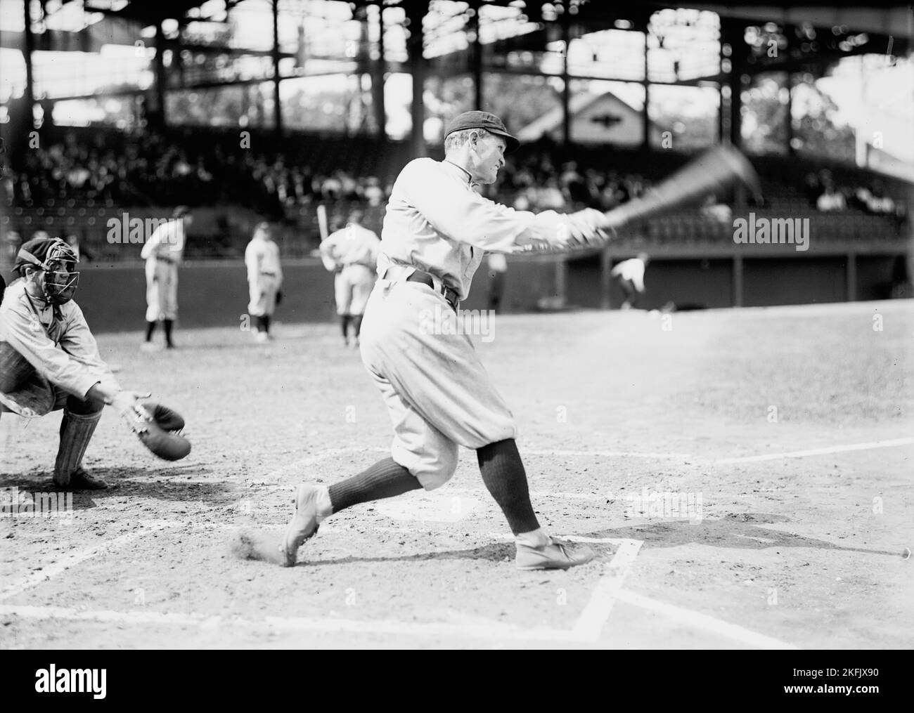 Unidentified Cleveland Al Player, at National Park, Washington, D.C ...