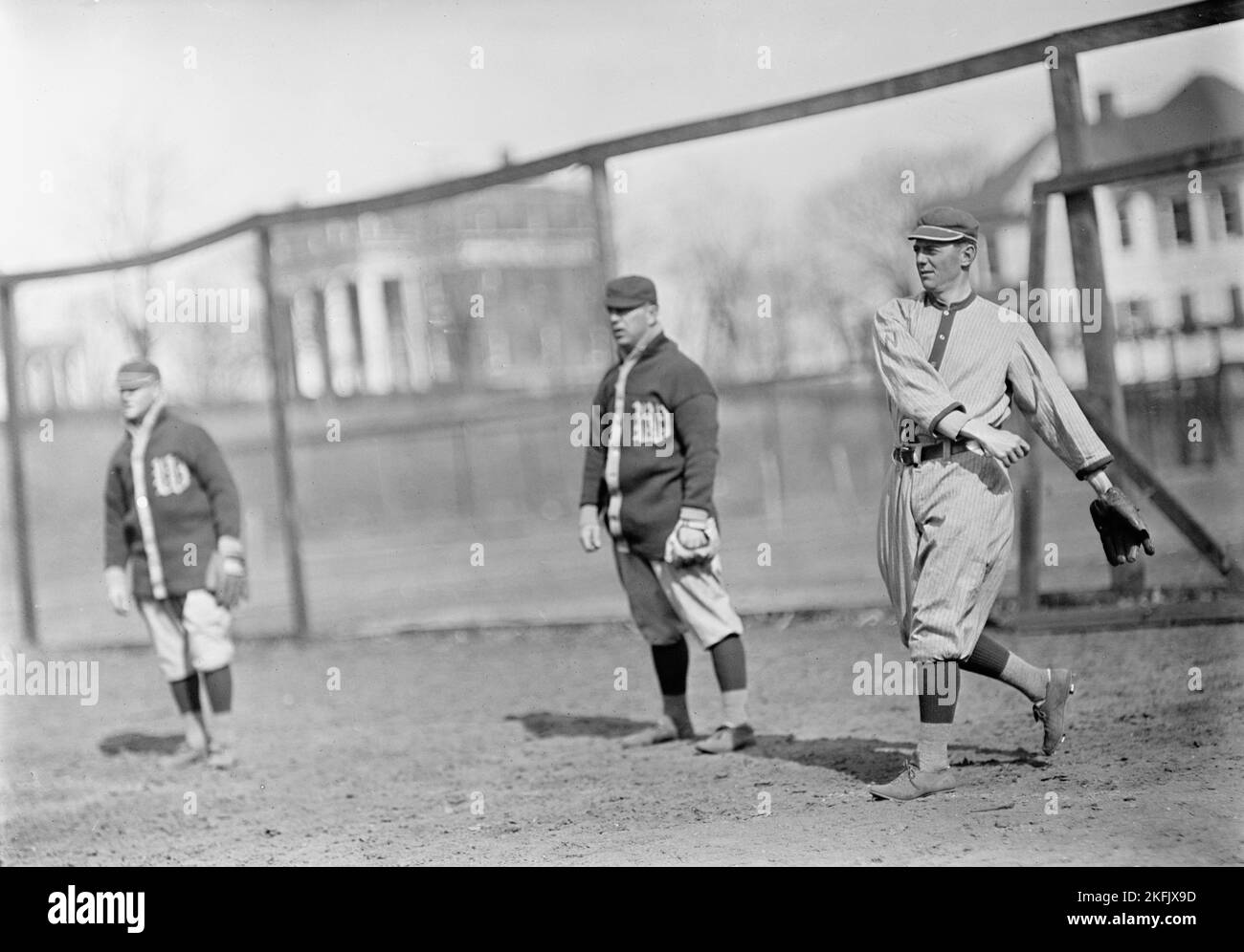 Unidentified, Frank Laporte, And Clyde Milan, Washington Al (Baseball ...