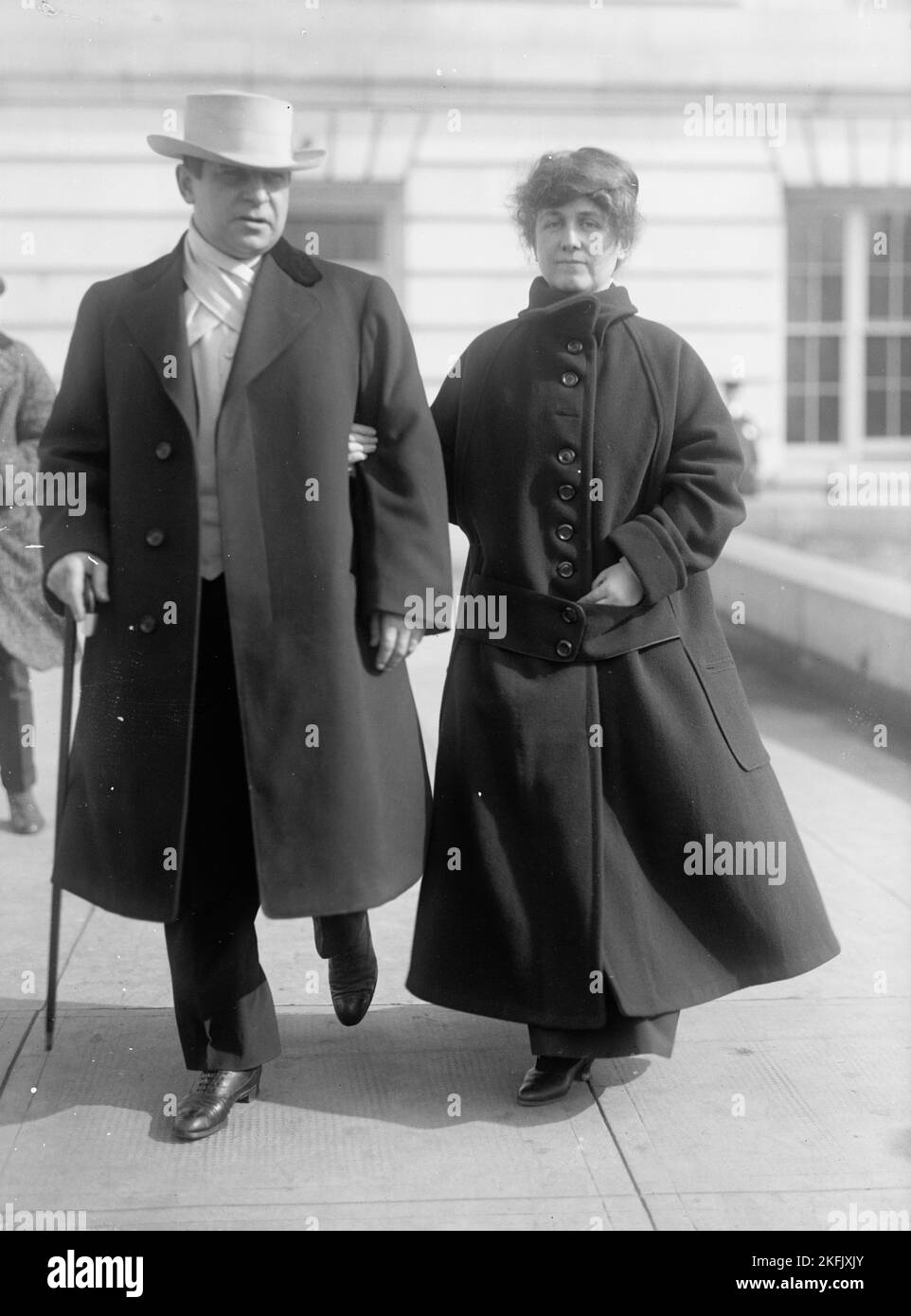 Schall, Thomas David, Rep. from Minnesota, 1915-1925; Senator, 1925-1936 with Wife, 1915 Stock ...