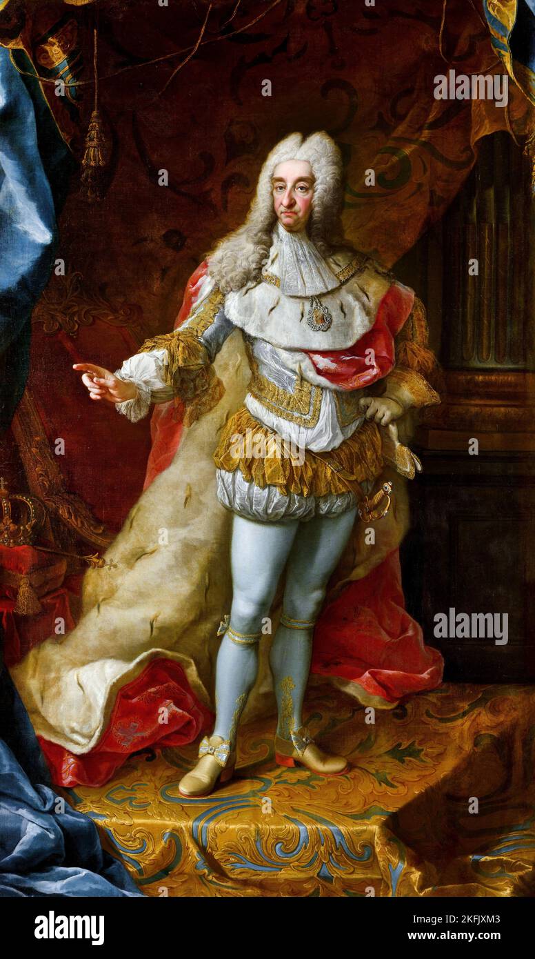 Martin van Meytens; Portrait of King Victor Amadeus II of Sardinia ...