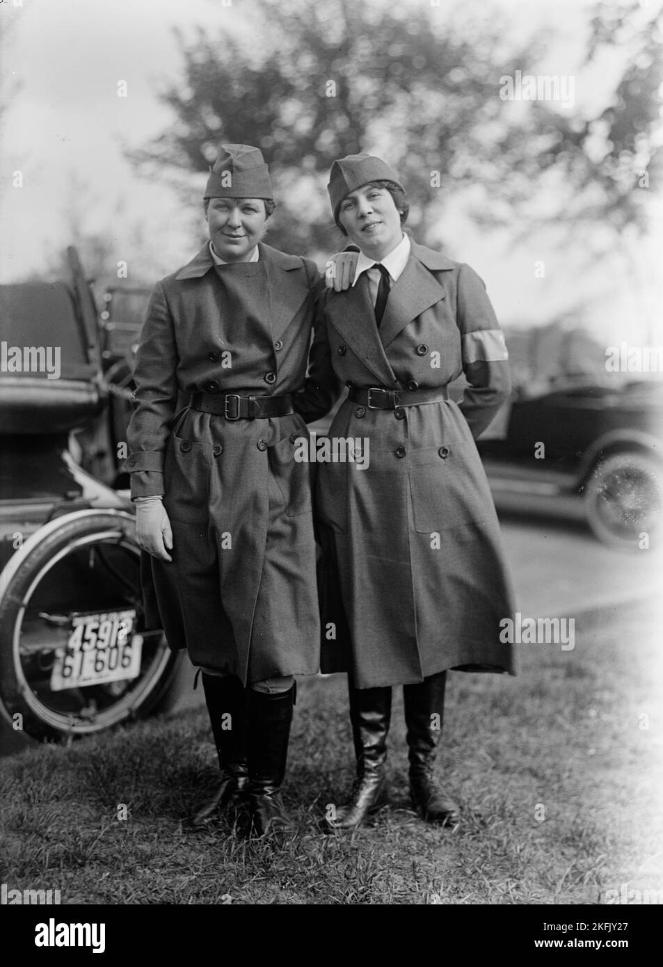 Red Cross, American - Dedication of Building - Nurses Parade And Motor ...