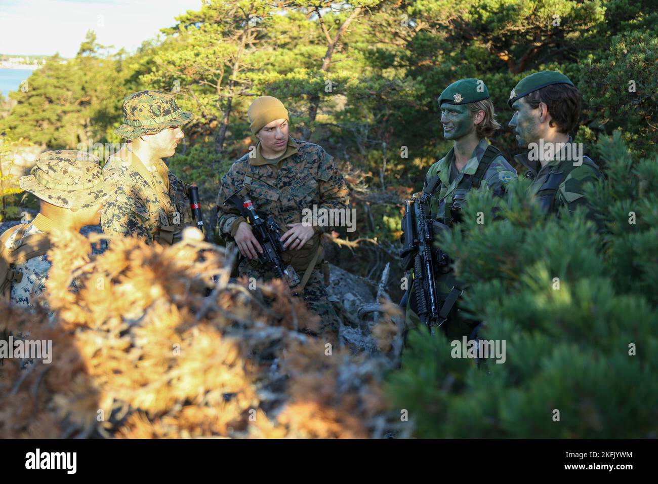 U.S. Marines from Littoral Engineer Reconnaissance Team, 2d Marine ...