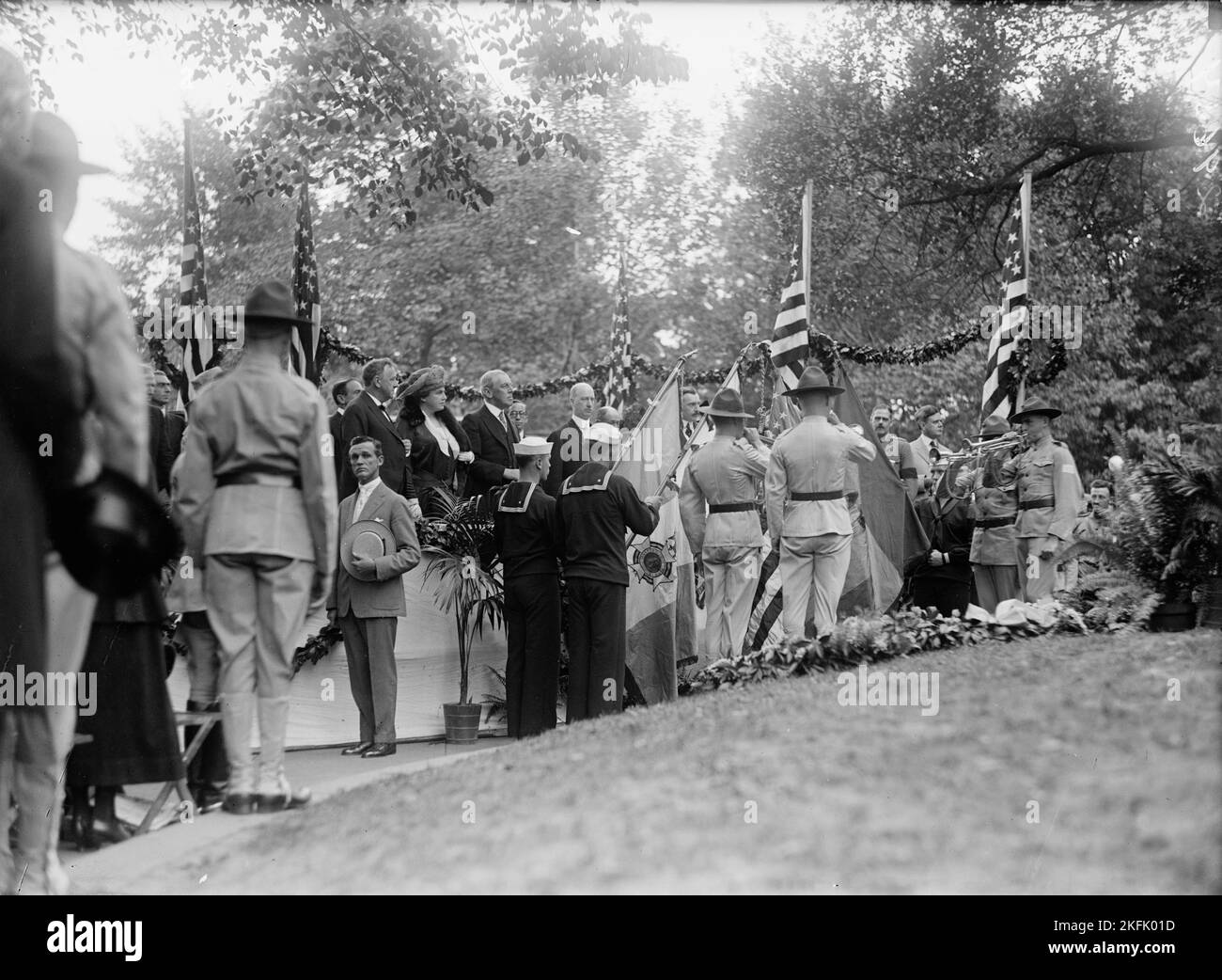Plattsburg. Reserve Officers Training Camp - Regular Army Officers in ...