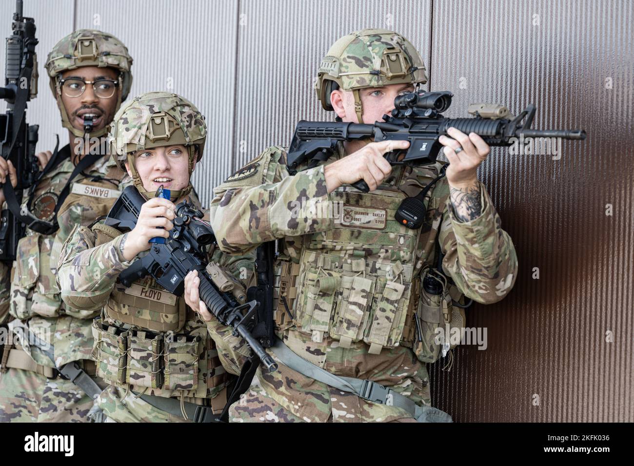 U.S. Air Force Staff Sgt. Shannon Oakley, 509th Security Forces ...