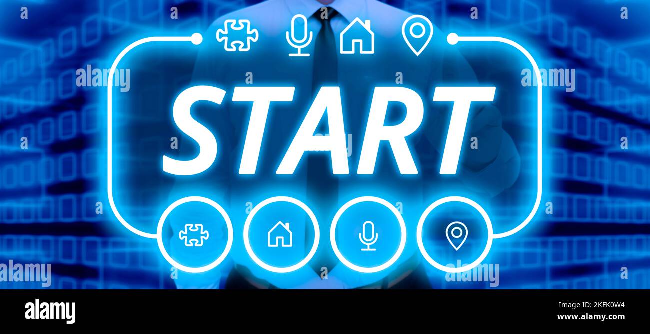 Writing displaying text Start. Business showcase begin or be reckoned ... Writing displaying text Start. Business showcase begin or be reckoned ...
