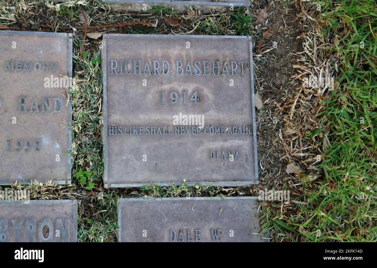 Los Angeles, California, USA 16th November 2022 Actor Richard Basehart ...