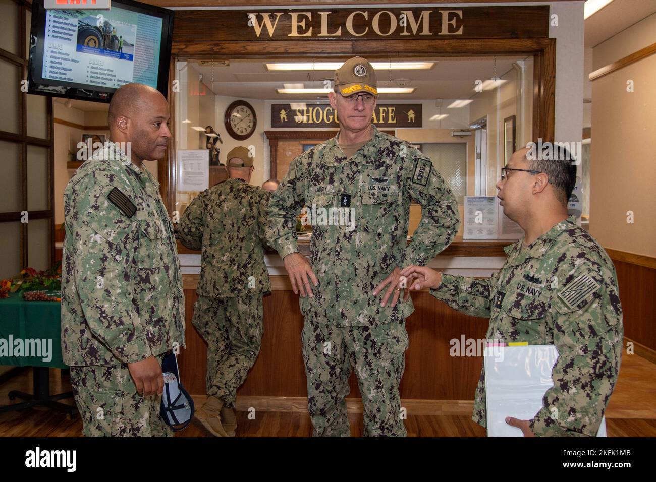 Vice Adm. Yancy Lindsey, Commander, Navy Installations Command, and ...
