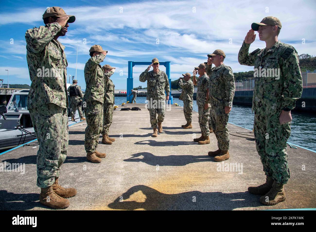 Vice Adm. Yancy Lindsey, Commander, Navy Installations Command, arrives ...