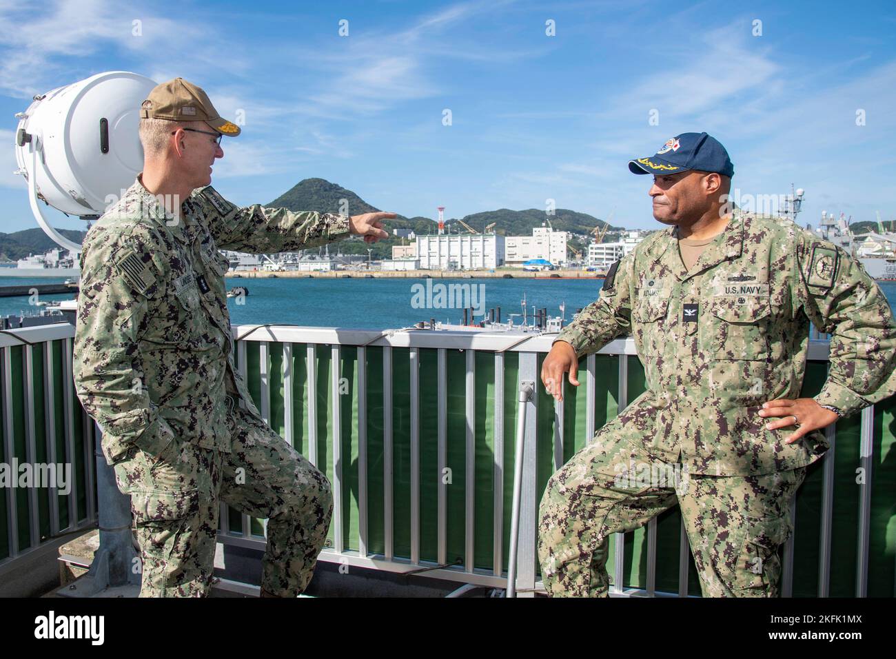 Vice Adm. Yancy Lindsey, Commander, Navy Installations Command, speaks ...