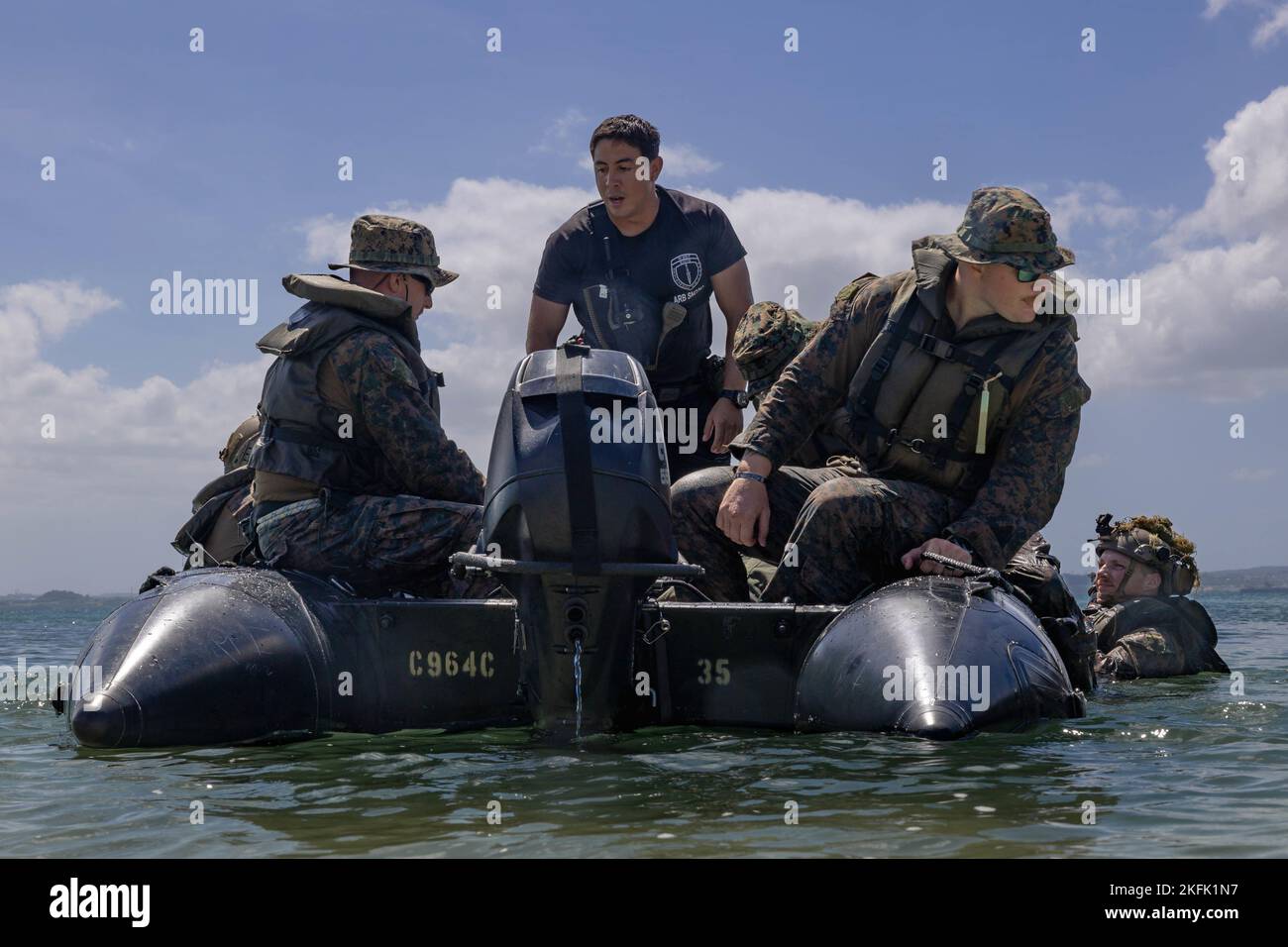 U.S. Marines with 1st Battalion, 2nd Marine Regiment, mount combat ...