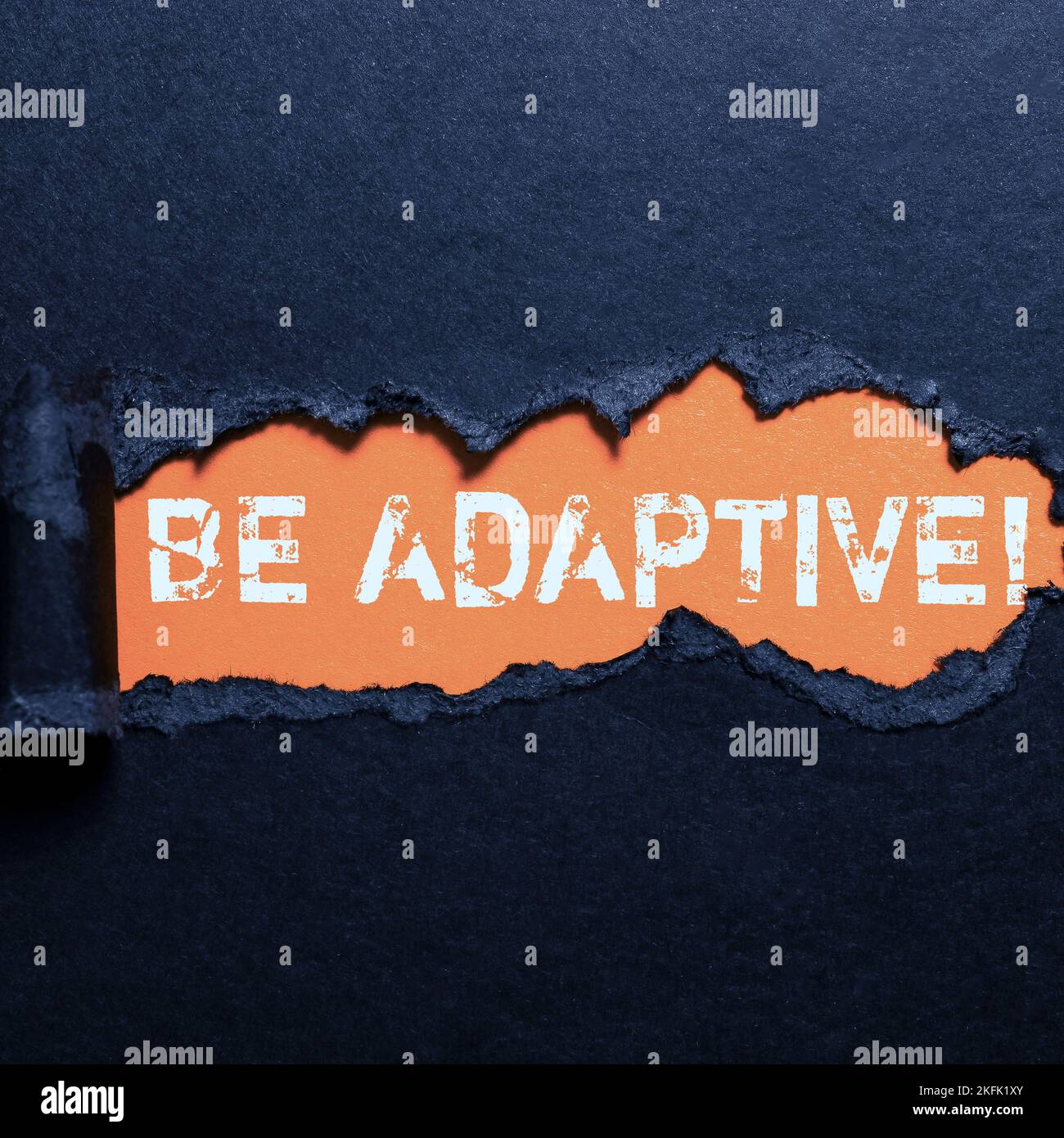 Text showing inspiration Be Adaptive. Business idea make the difference ...