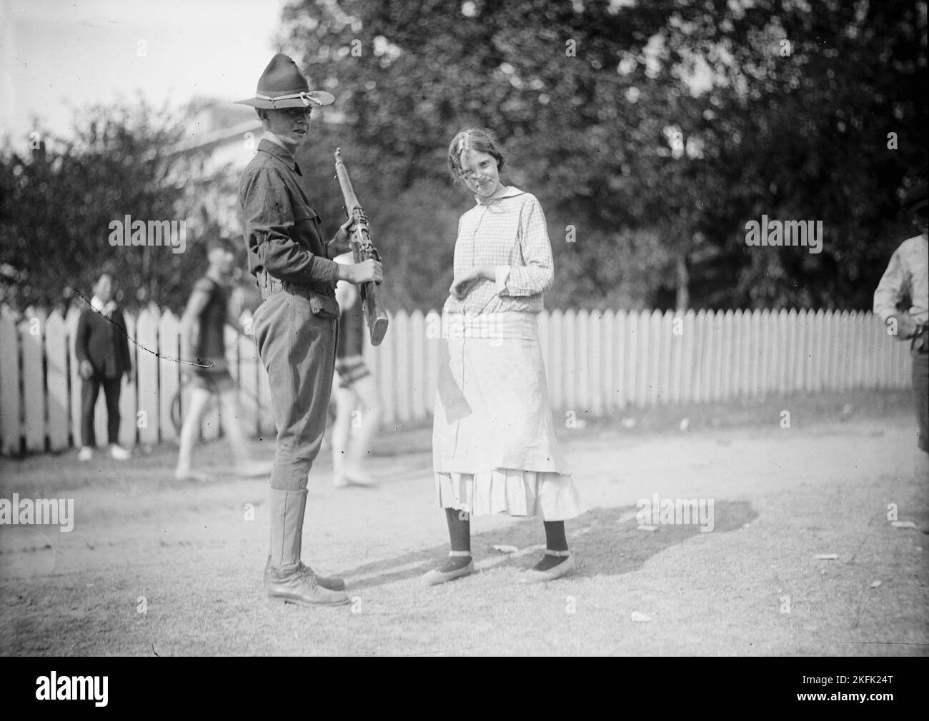 Two army national guard Black and White Stock Photos & Images - Alamy