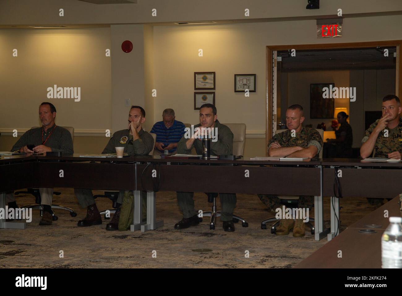 Key personnel from Marine Corps Air Station (MCAS) Cherry Point attend ...