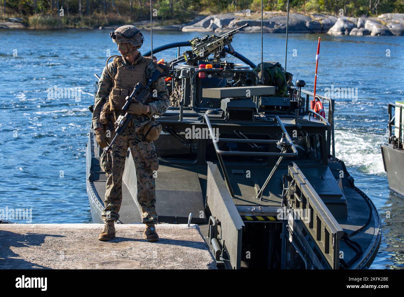 U.S. Marine Corps Cpl. Nathan Coakley with 1st Battalion, 8th Marine ...