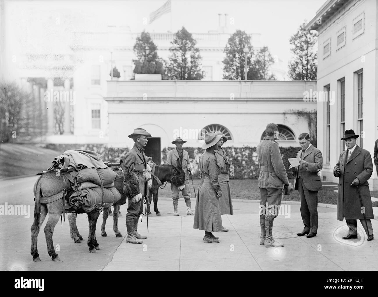 Los Angeles Hikers Who Brought White Plague Cure To President Wilson ...
