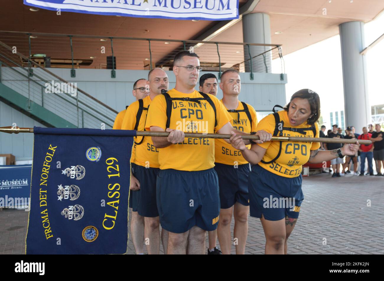Norfolk (September 21, 2022). Chief Petty Officer selectees assigned to ...