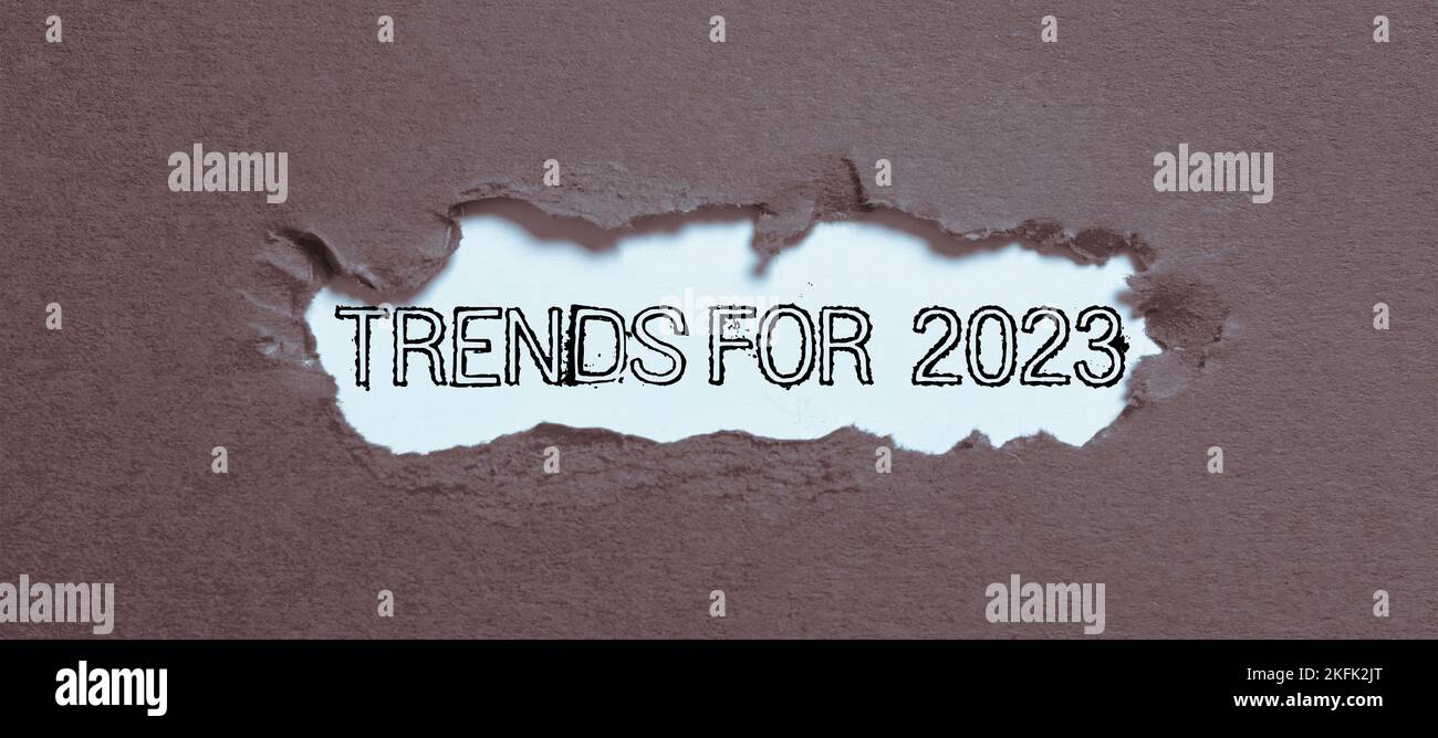 Handwriting text Trends For 2023. Business concept list of things that ...