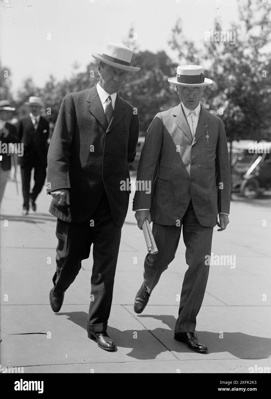 Lovett, Robert Scott, President, Union Pacific Railway - Left, with ...
