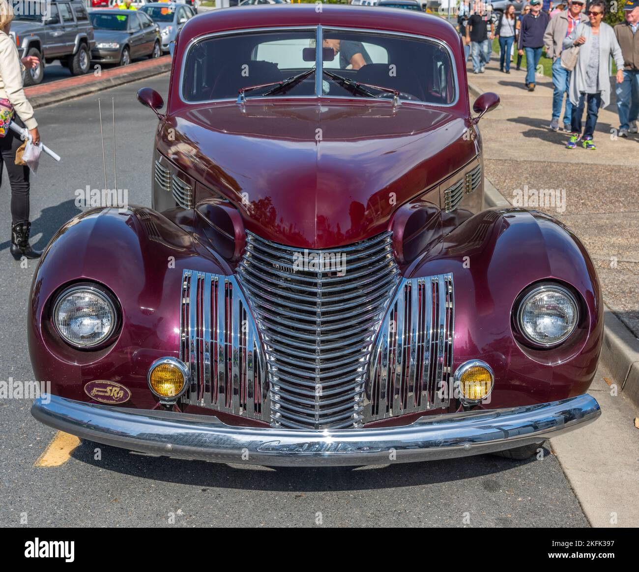1940 series 70 Cadillac heavily customised at the Cooly Rocks On retro ...