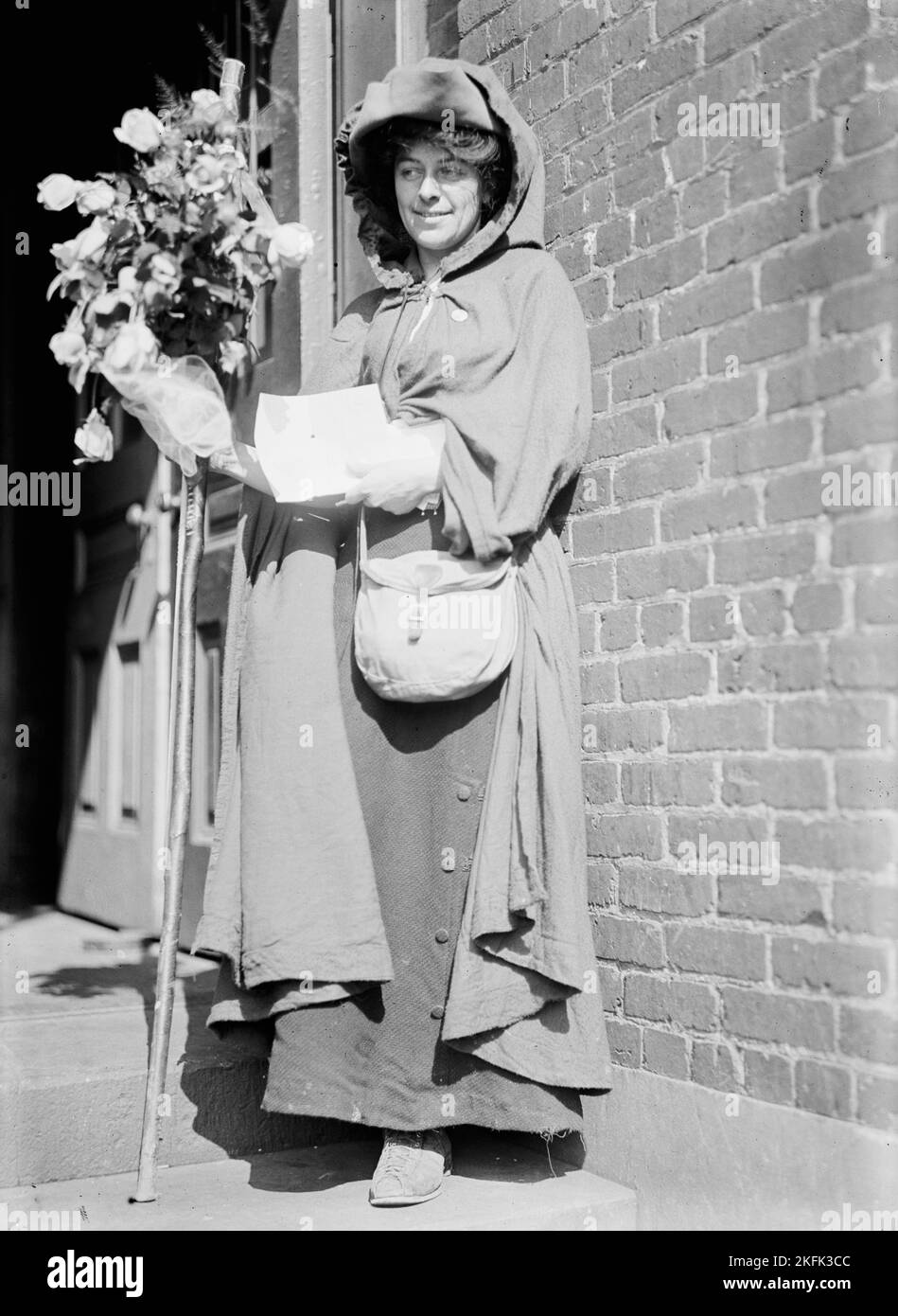 Jones, Rosalie - 'General' Leader of Suffragette Parade, 1913 Stock ...
