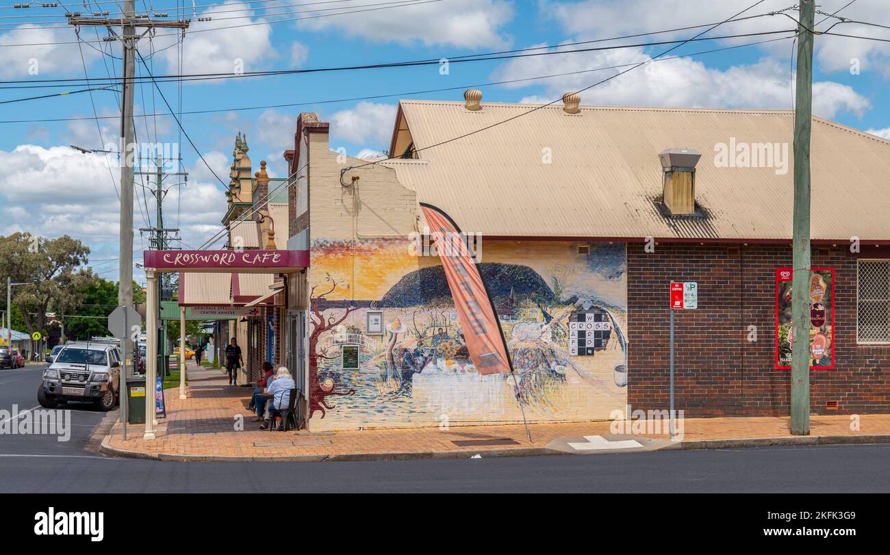 Old corner shop converted into a Cafe in Armidale, new south wales ...