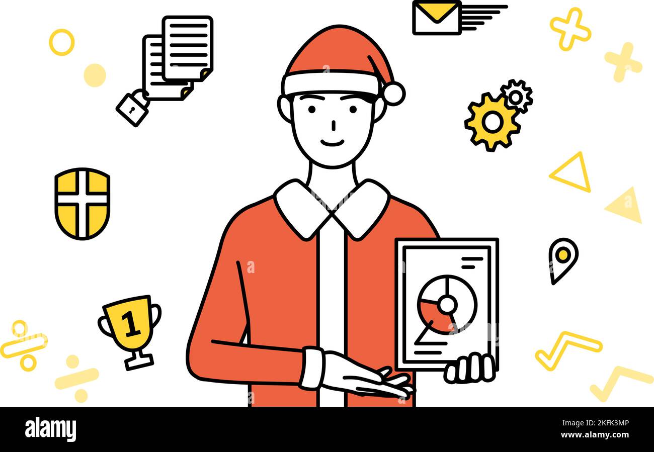 Image of DXing,simple line drawing illustration of a man dressed as ...