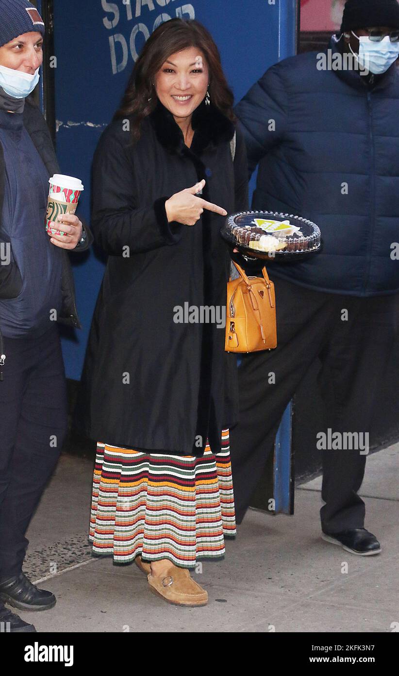 Celebrities At 'Good Morning America' -PICTURED: Juju Chang -LOCATION: New York USA -DAYE: 18 ...