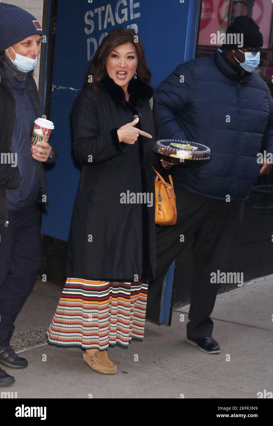 Celebrities At 'Good Morning America' -PICTURED: Juju Chang -LOCATION: New York USA -DAYE: 18 ...
