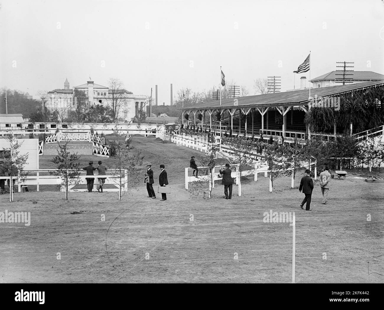Horse Shows, General View, 1914 Stock Photo - Alamy