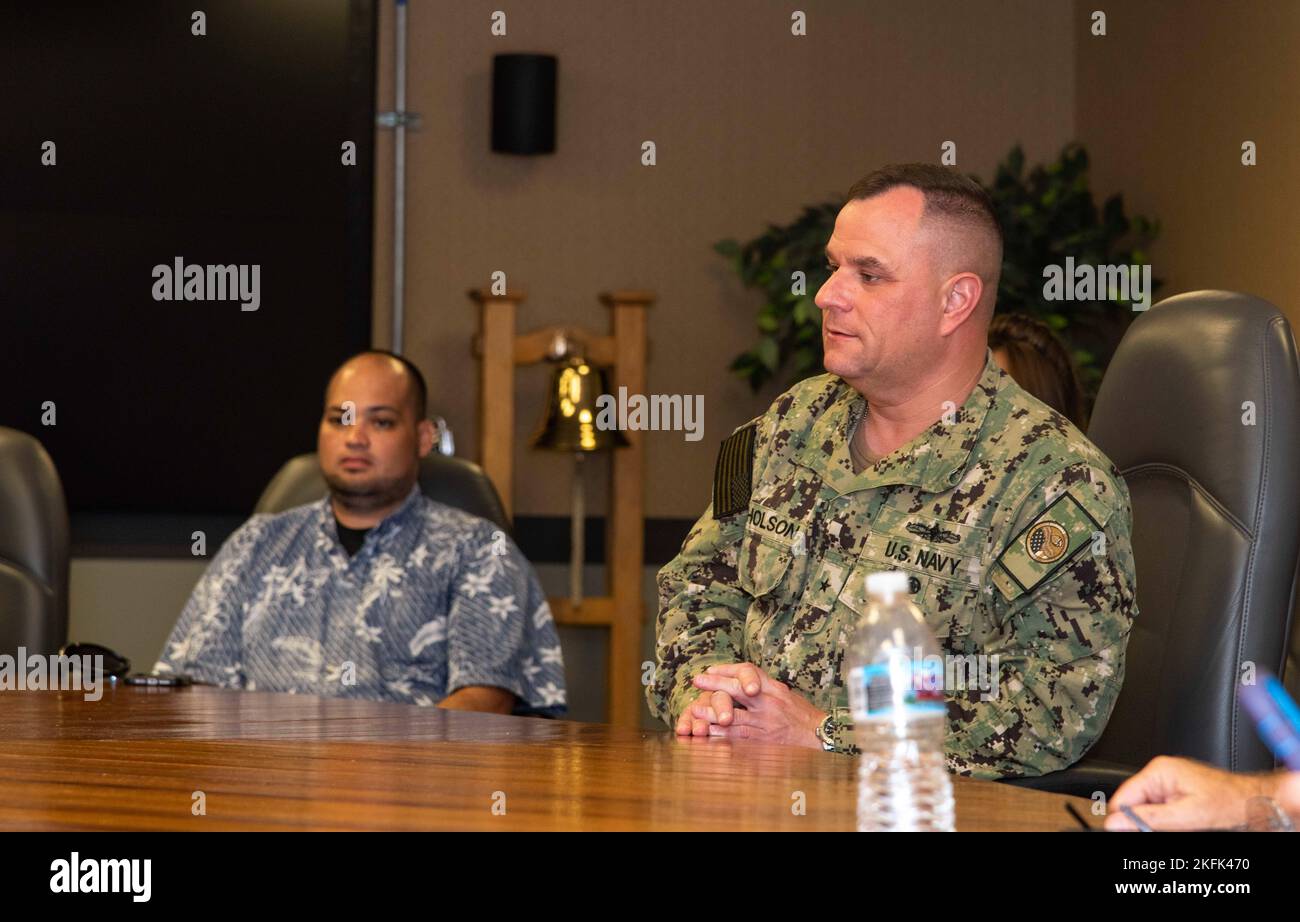 ASAN, Guam (Sept. 22, 2022) - Joint Region Marianas Commander Rear Adm ...