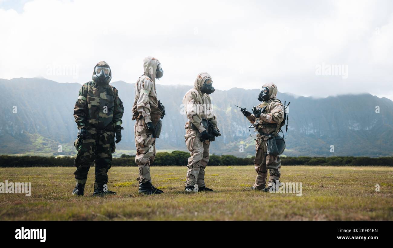 U.S. Marines with Chemical, Biological, Radiological, and Nuclear ...