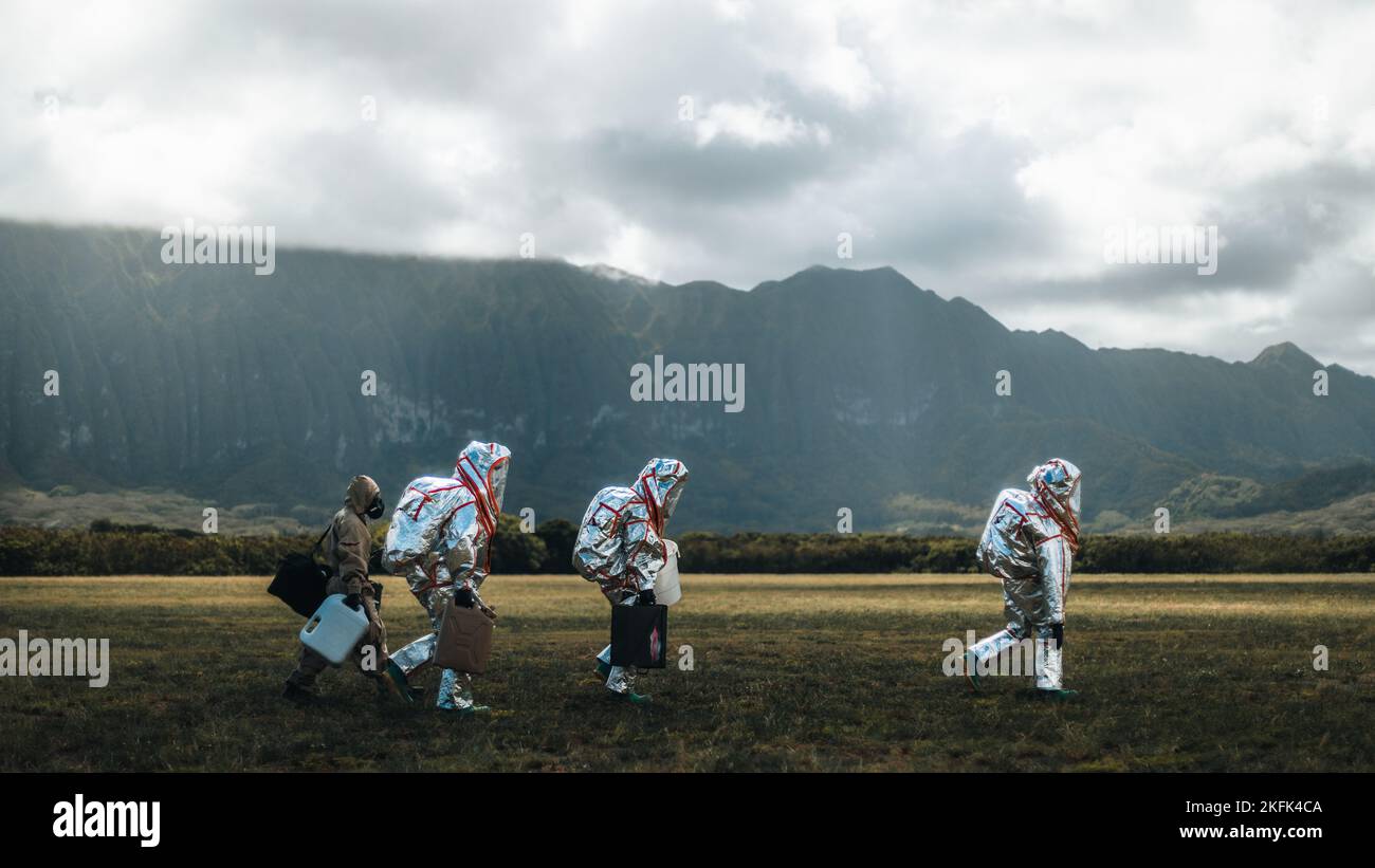 U.S. Marine Corps explosive ordnance disposal technicians with 3d ...