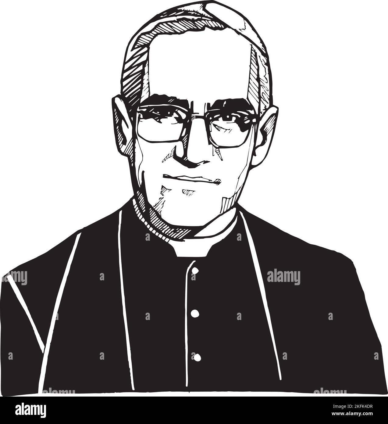 Oscar romero Stock Vector Images - Alamy