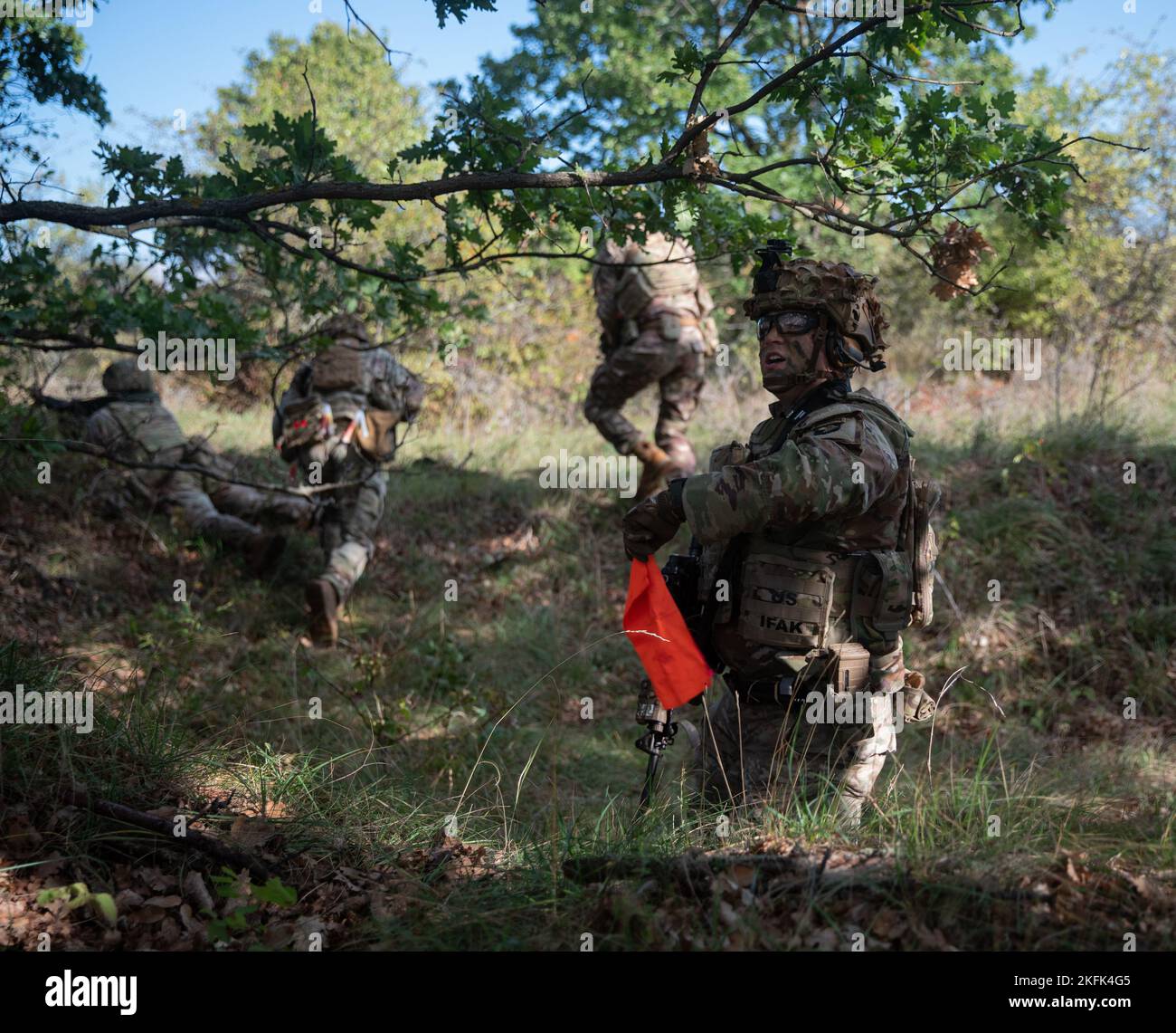 U.S. Army Sgt. Brodie McCaughn, an infantryman and team leader assigned ...