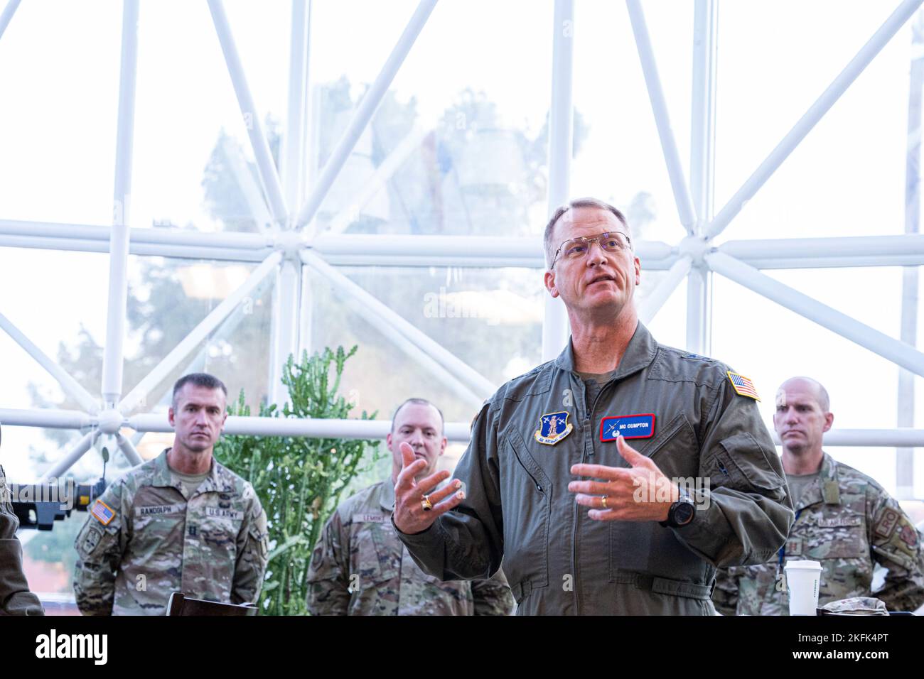 U.S. Army Maj. Gen. Levon Compton, adjutant general of the Missouri ...