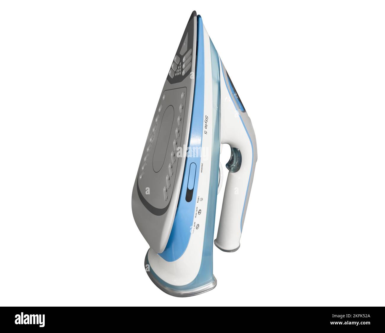 Smoothing iron isolated on a white background.Electric iron in white ...