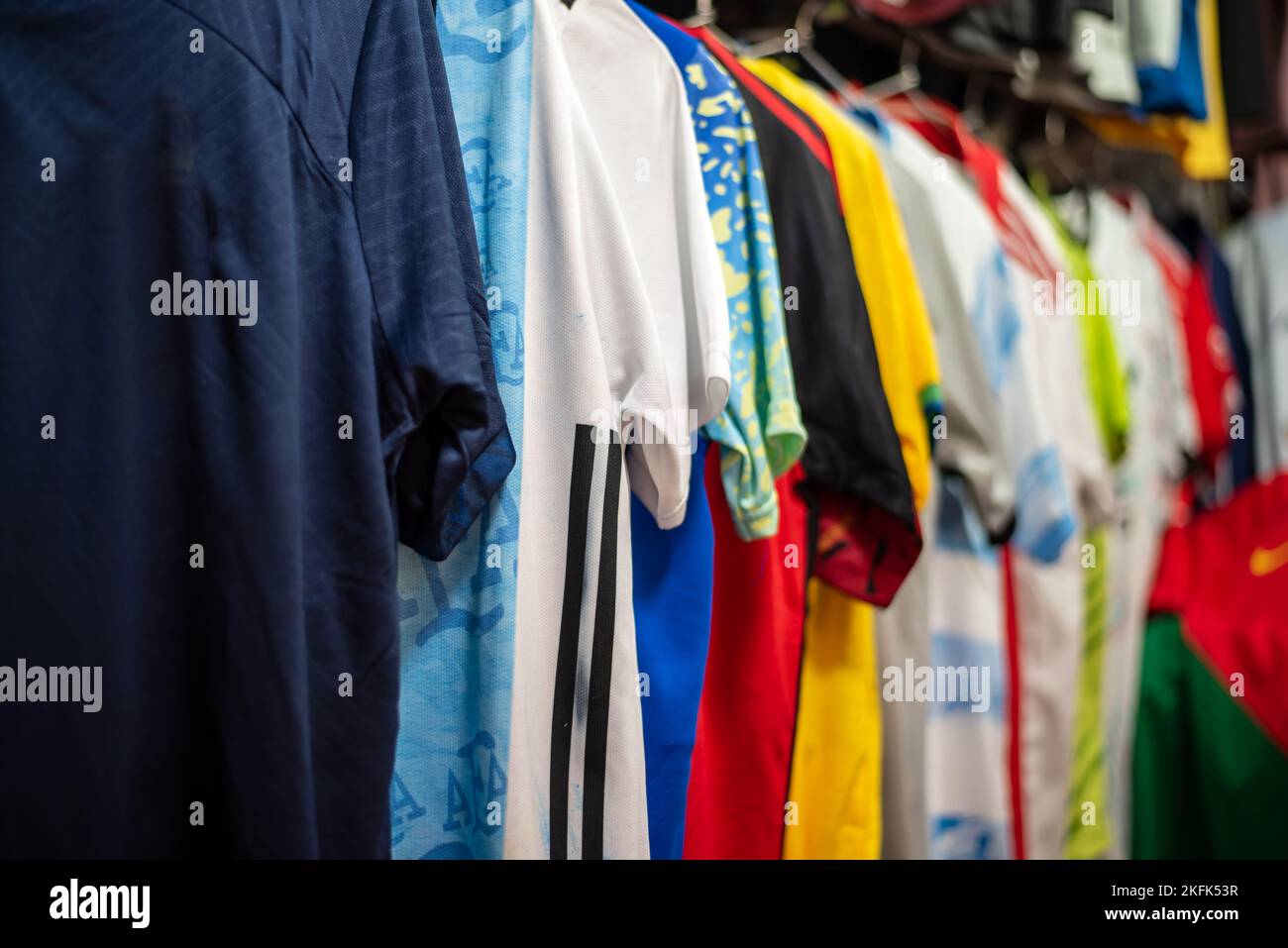 Colorful jerseys hi-res stock photography and images - Alamy