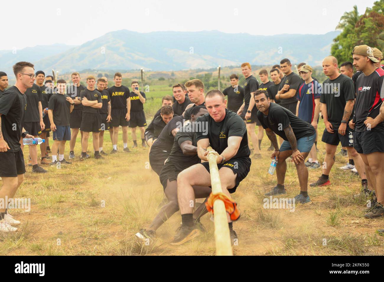 Soldiers assigned to B Company, 2nd Battalion, 27th Infantry Regiment ...
