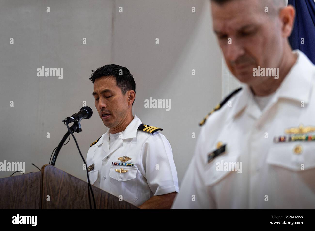 YOKOSUKA, Japan (Sept. 22, 2022) Cdr. David Kim, command chaplain ...