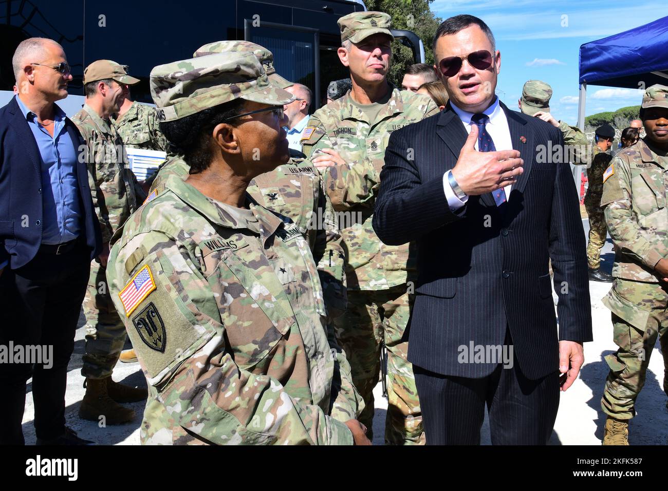 Right, Tommy R. Mize, Director, Installation Management Command ...