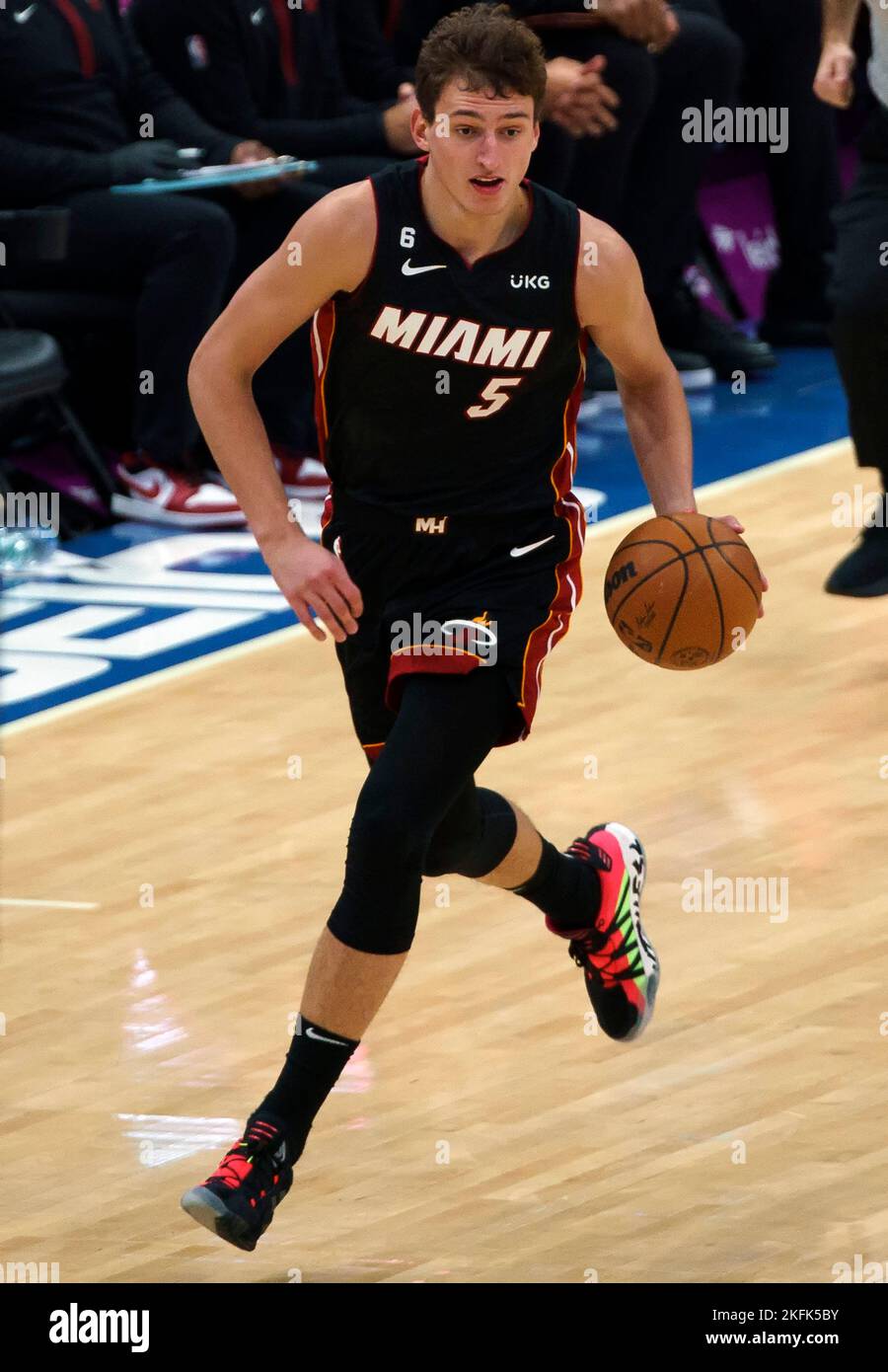 WASHINGTON, DC - NOVEMBER 18: Miami Heat forward Nikola Jovic (5) on ...