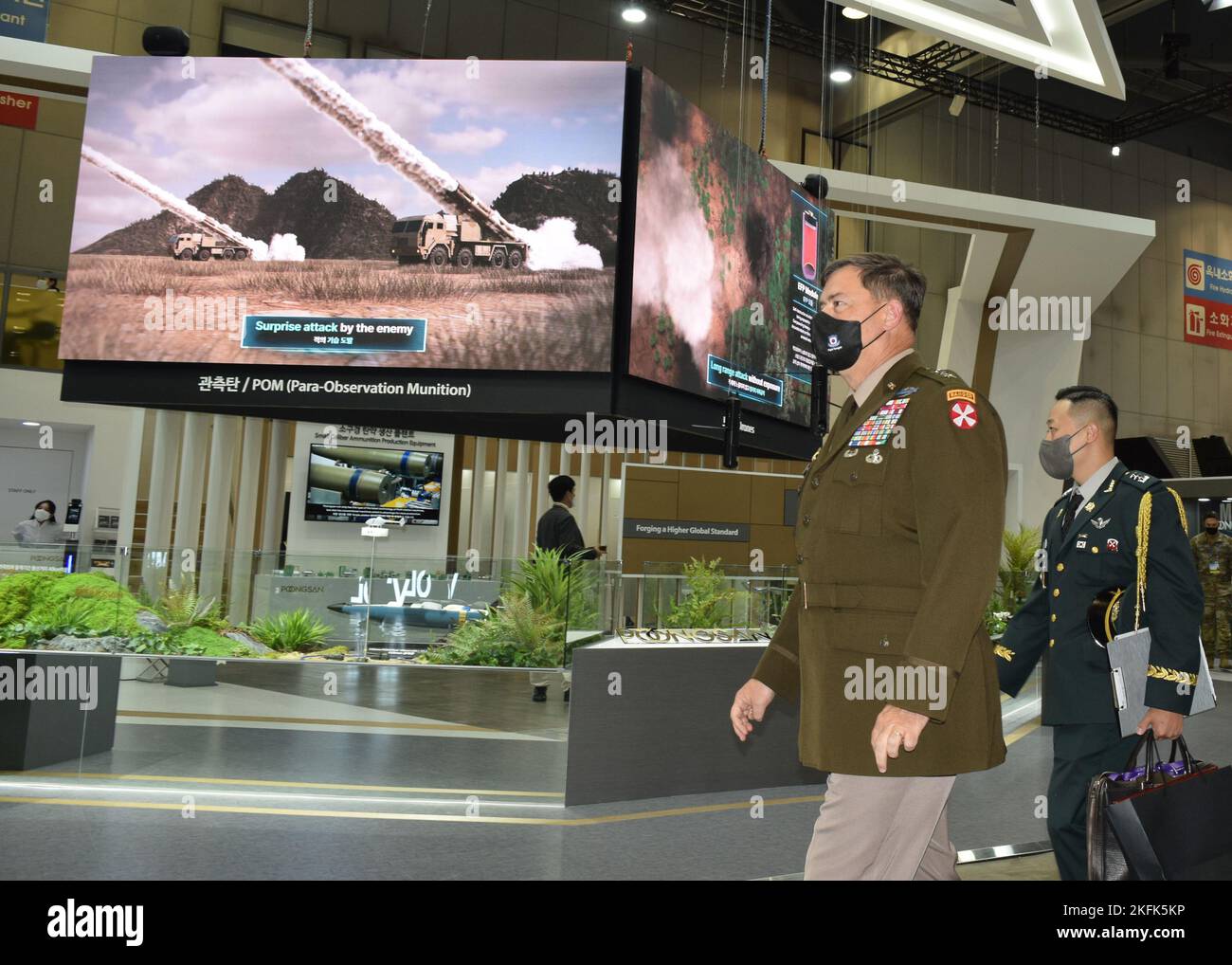 Eighth Army Commanding General Lt. Gen. Bill Burleson served as the ...