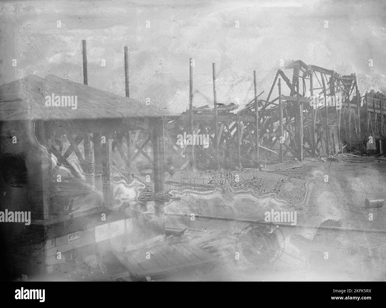 Fire at The Dc Baseball Park (Known As National Park or Boundary Field ...
