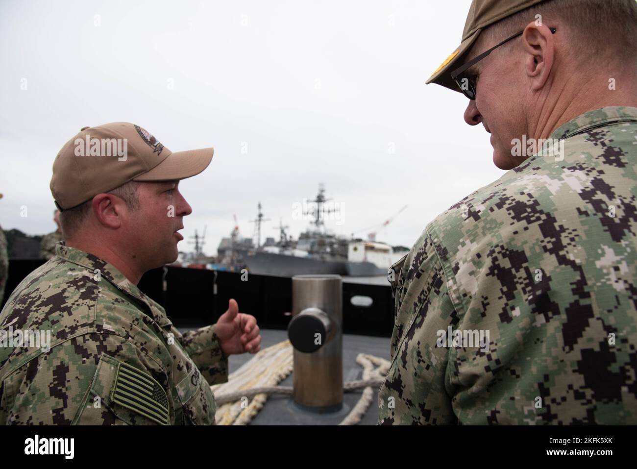 YOKOSUKA, Japan (Sept. 22, 2022) — Vice Adm. Yancy Lindsey, Commander ...