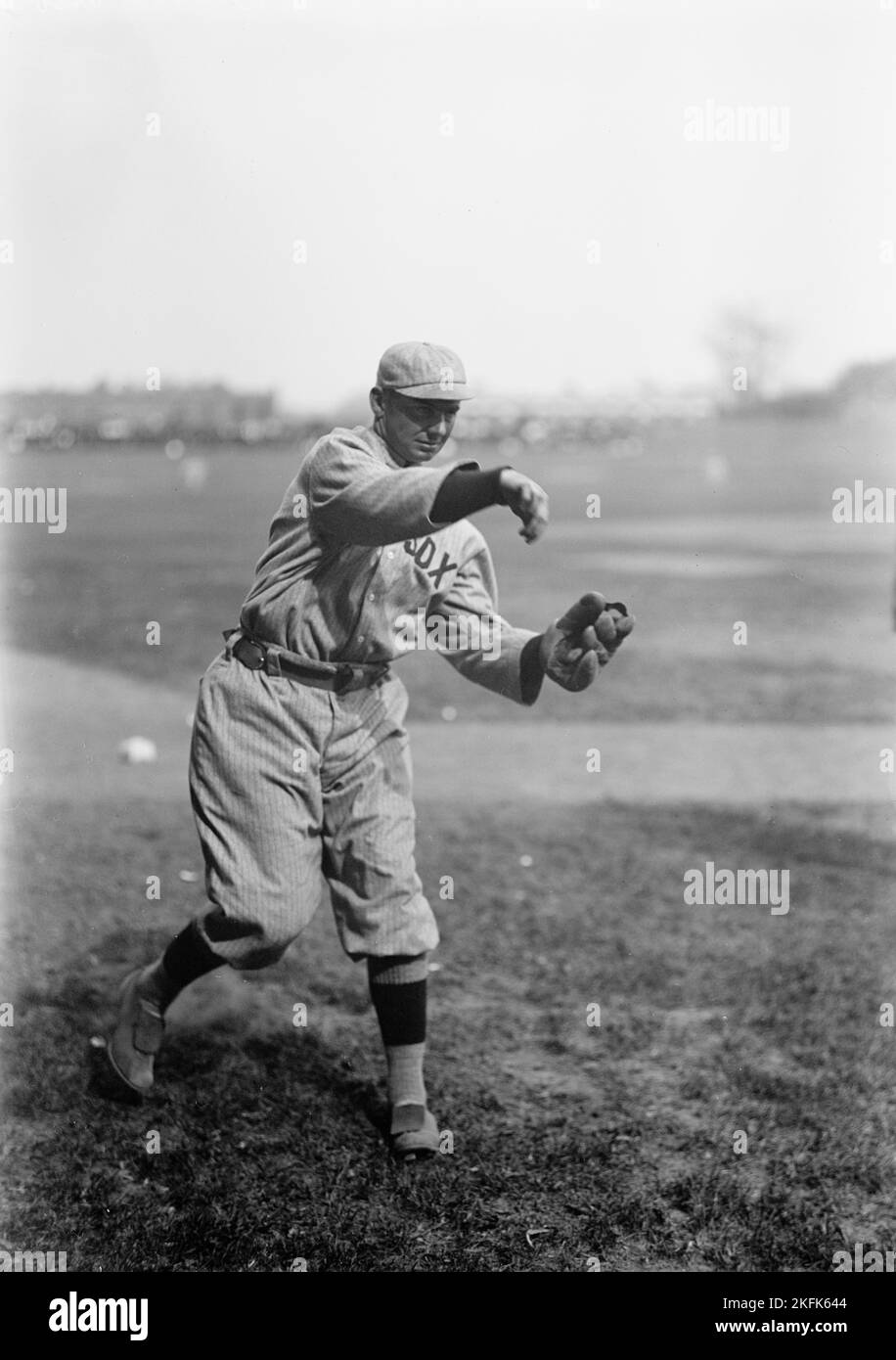 Duffy Lewis, Boston Al (Baseball), 1913 Stock Photo - Alamy