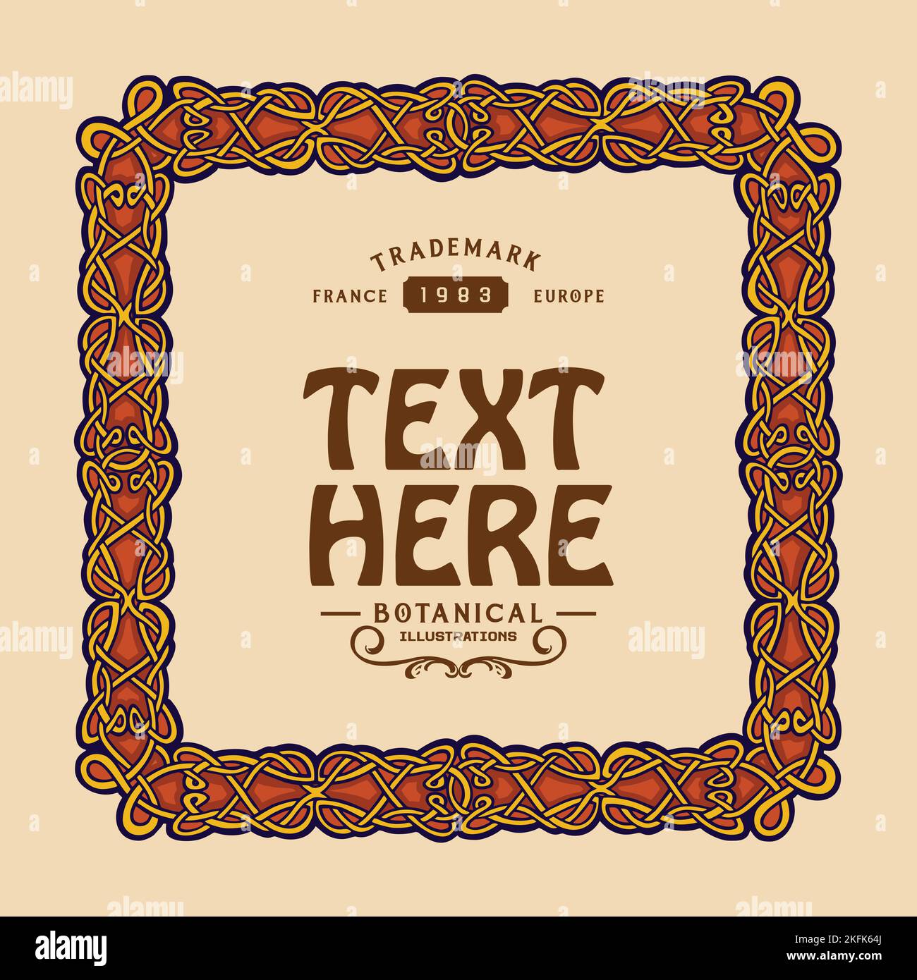 Rococo style work Stock Vector Images - Alamy