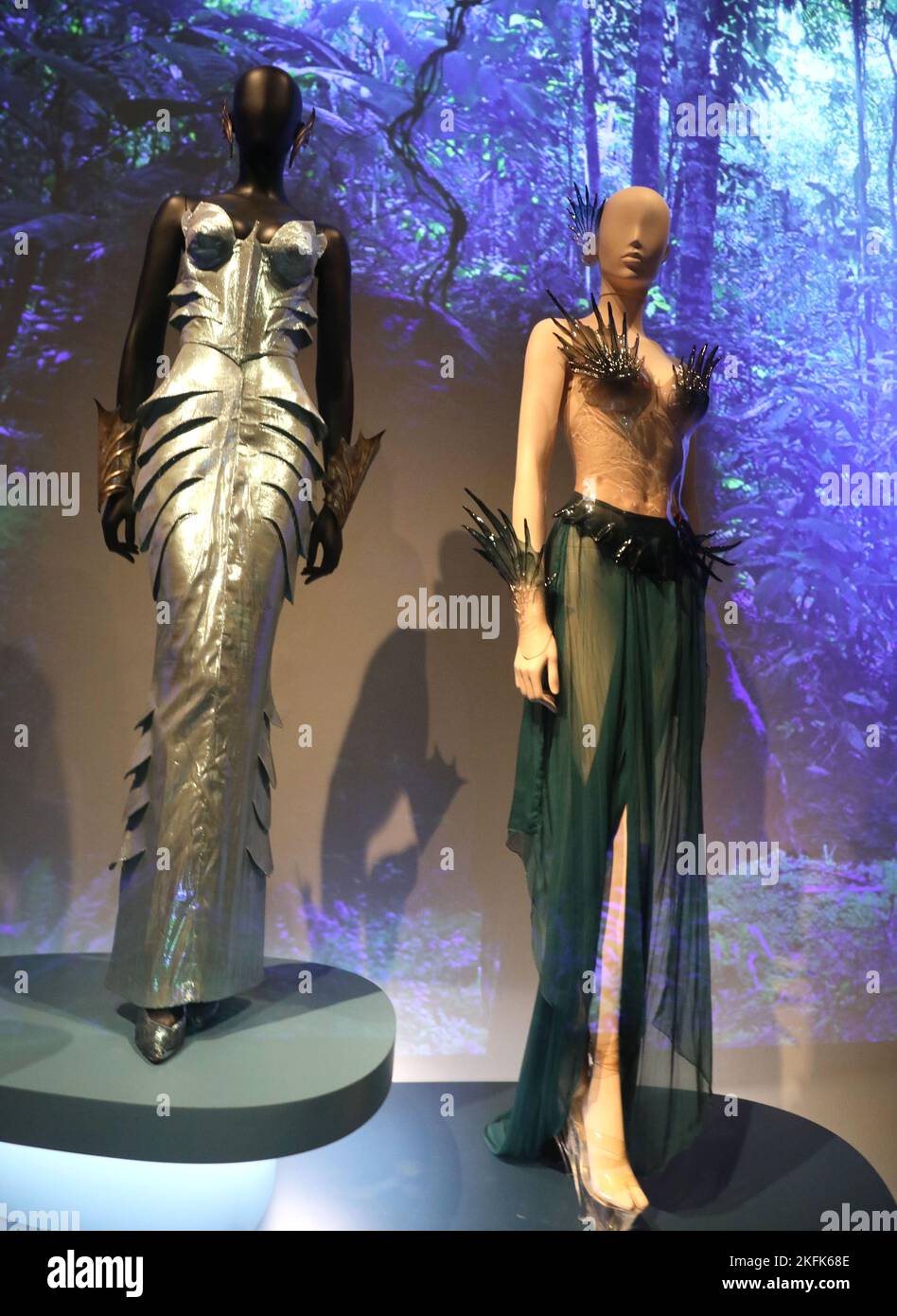 November 18, 2022, New York City, New York, USA: Fashion by designer ...